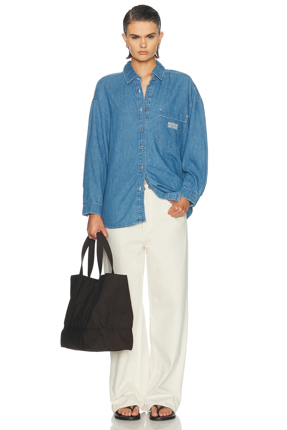 AMERICAN VINTAGE Izeway Long Sleeve Shirt